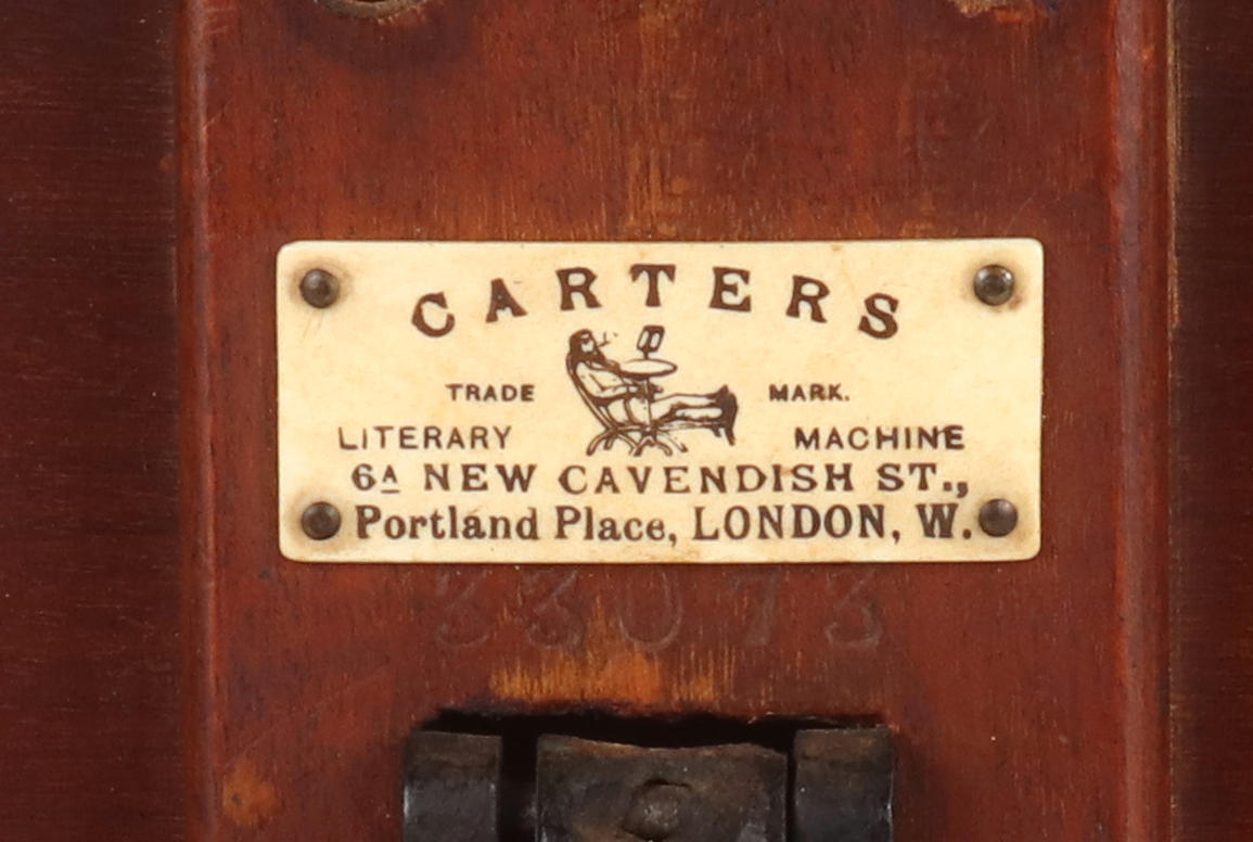Robert Morrissey Antiques: Victorian Reading Table, "Carter's Literary ...
