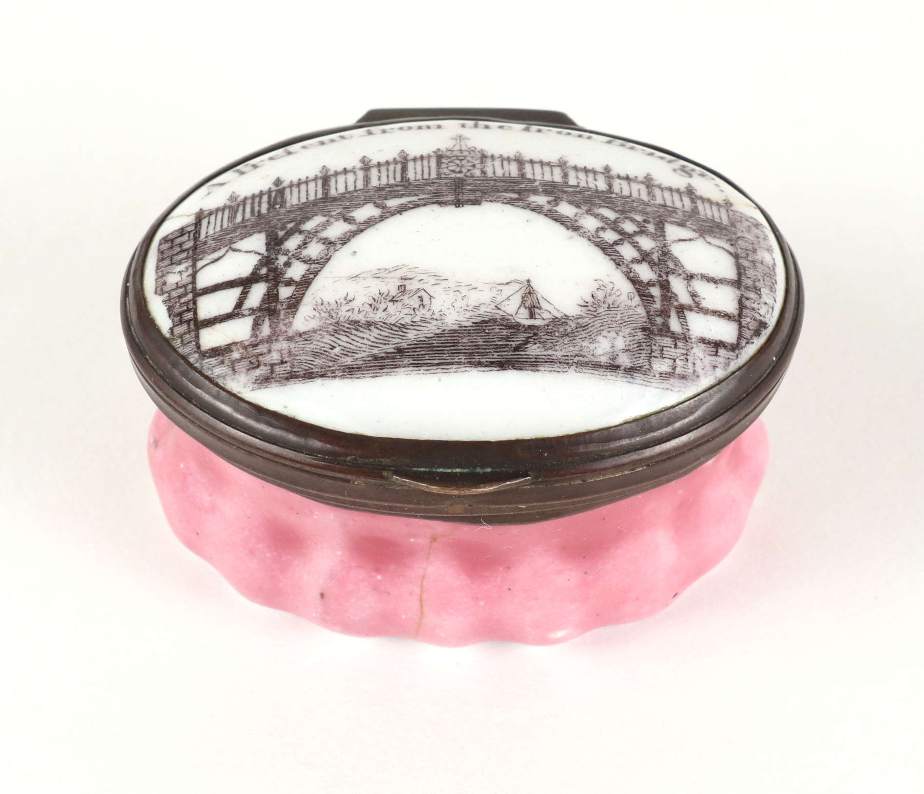 Robert Morrissey Antiques: Enamel Patch Box "A Present from the Iron ...