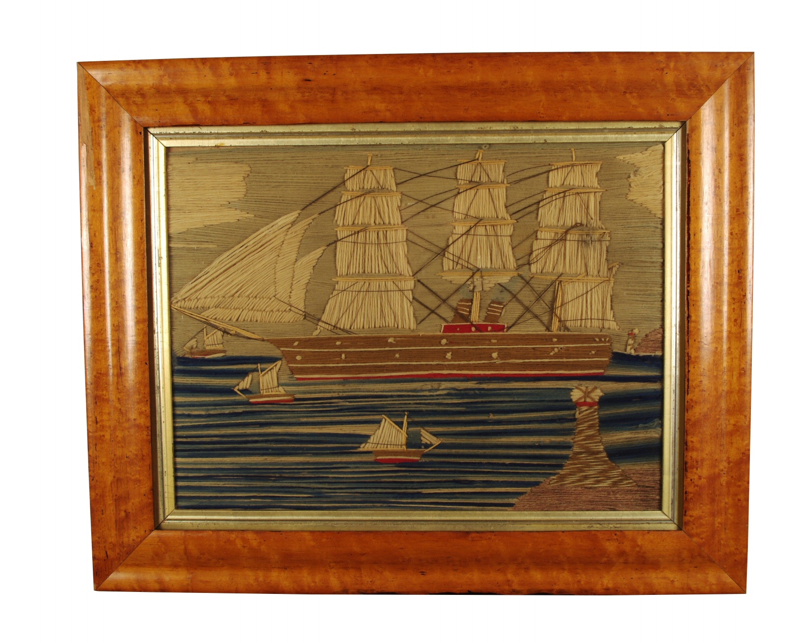 Robert Morrissey Antiques: Wool Ship Picture