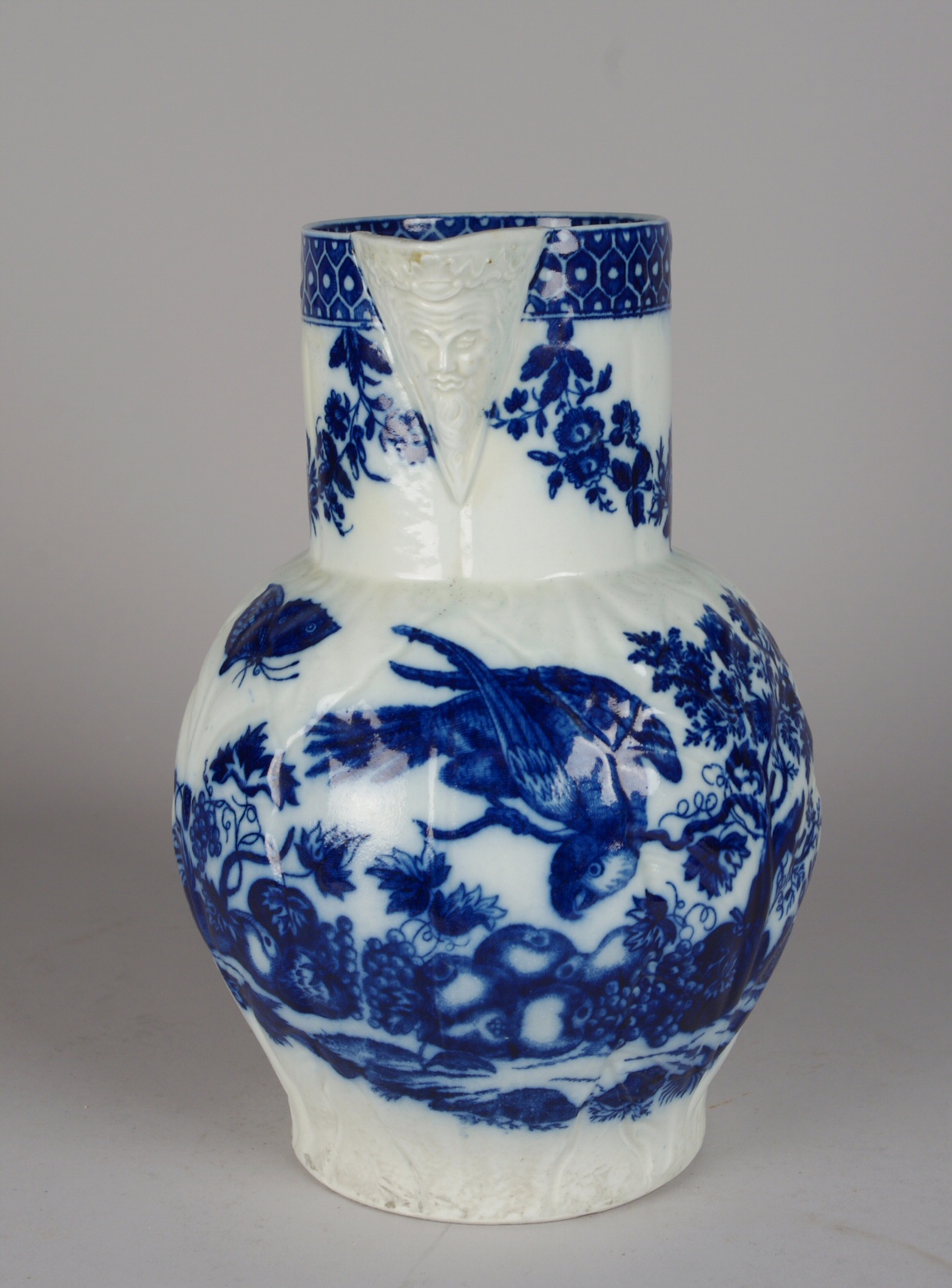 Robert Morrissey Antiques: Large First Period Worcester Mask Jug