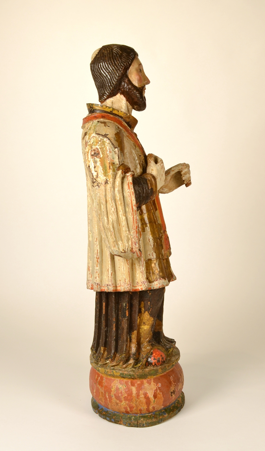 Robert Morrissey Antiques: Carved and Painted Santos, St. John of God