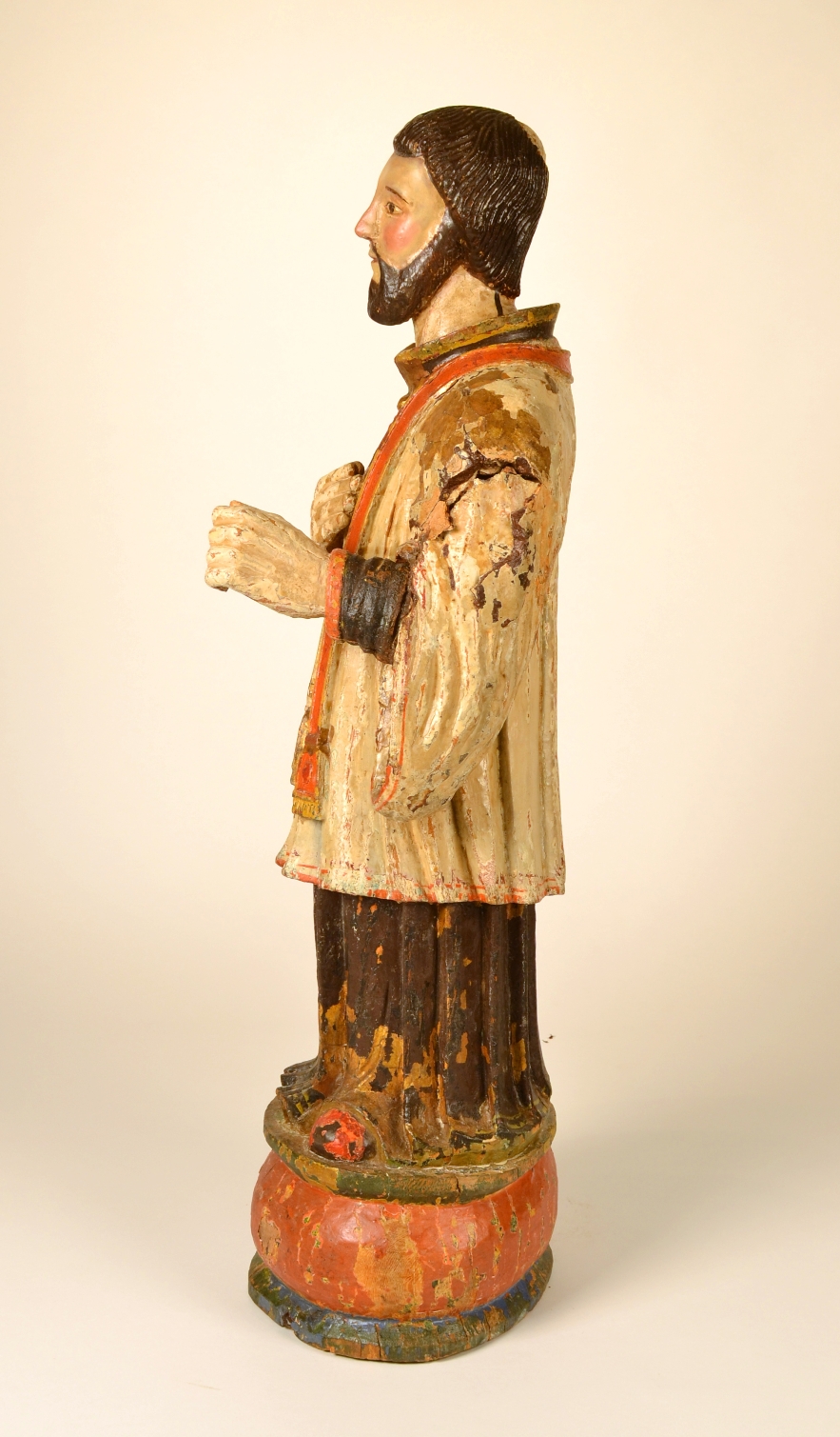 Robert Morrissey Antiques: Carved and Painted Santos, St. John of God