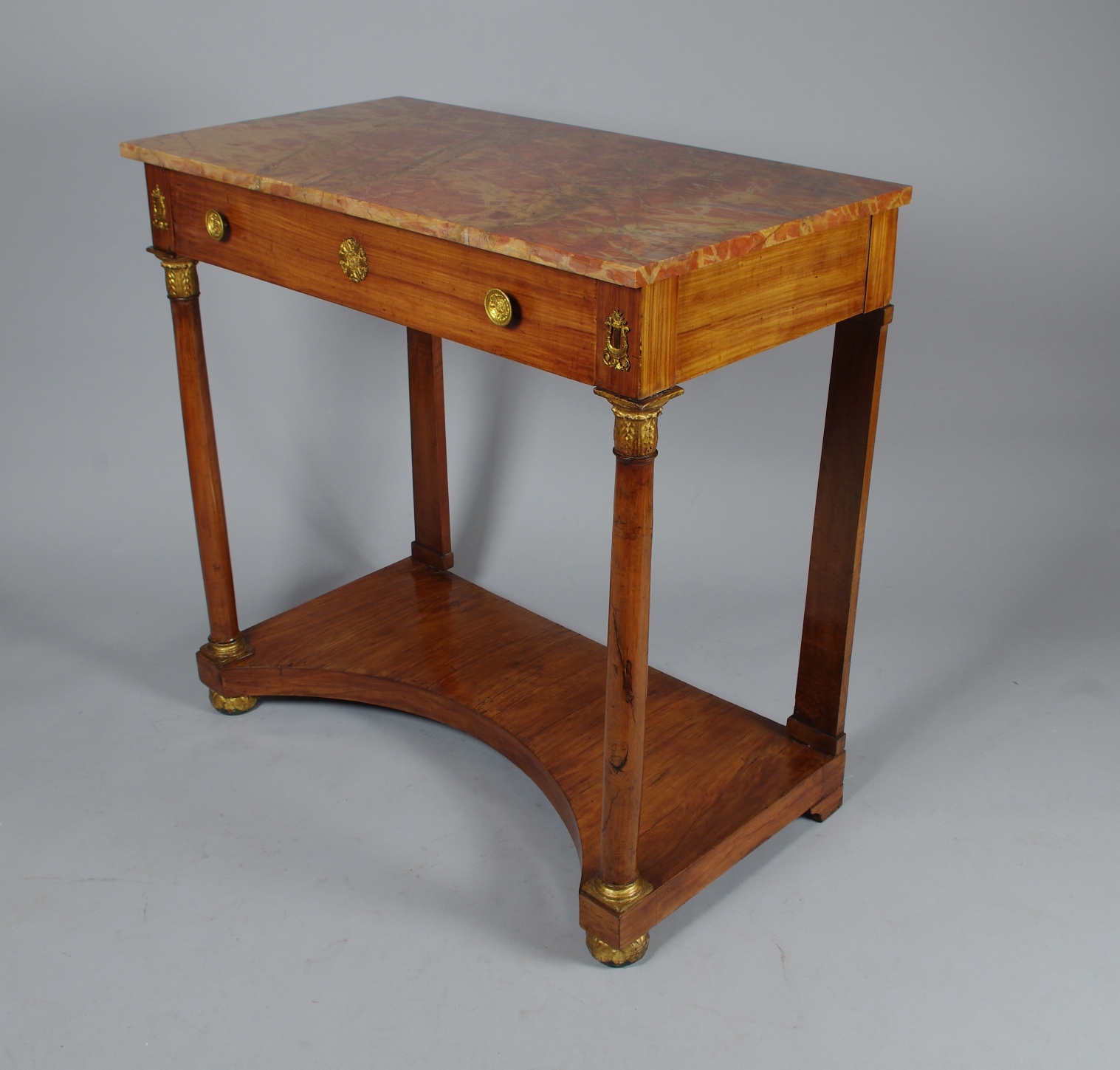 Robert Morrissey Antiques: Italian Empire Cherrywood Console Table