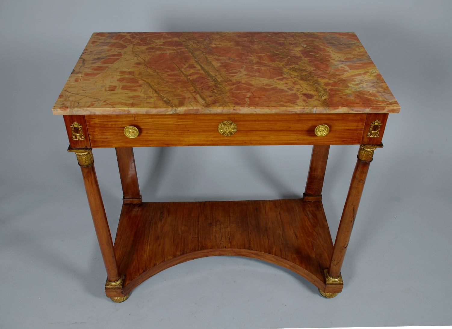 Robert Morrissey Antiques: Italian Empire Cherrywood Console Table