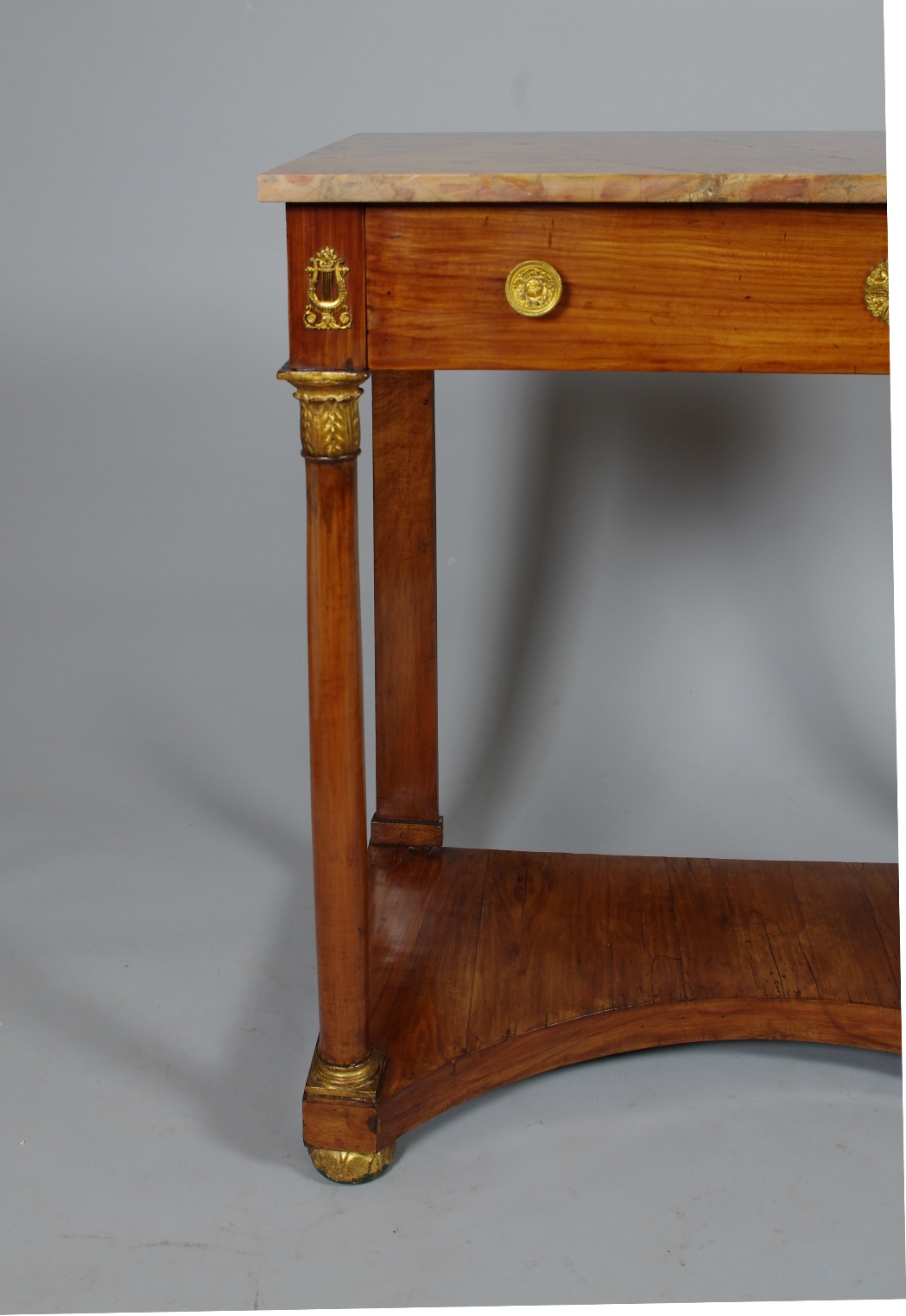 Robert Morrissey Antiques: Italian Empire Cherrywood Console Table