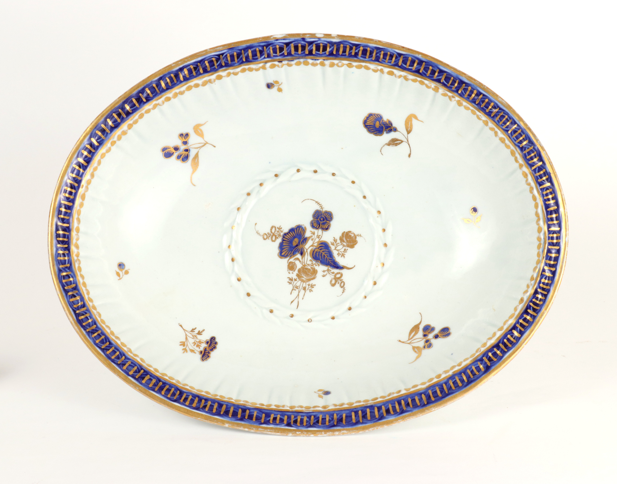 Robert Morrissey Antiques: Caughley Oval Bowl, c. 1780-90