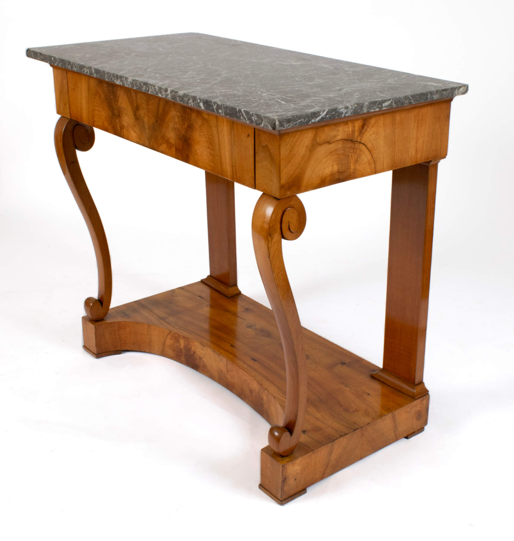 Robert Morrissey Antiques: Biedermeier Walnut Console Table, c. 1820