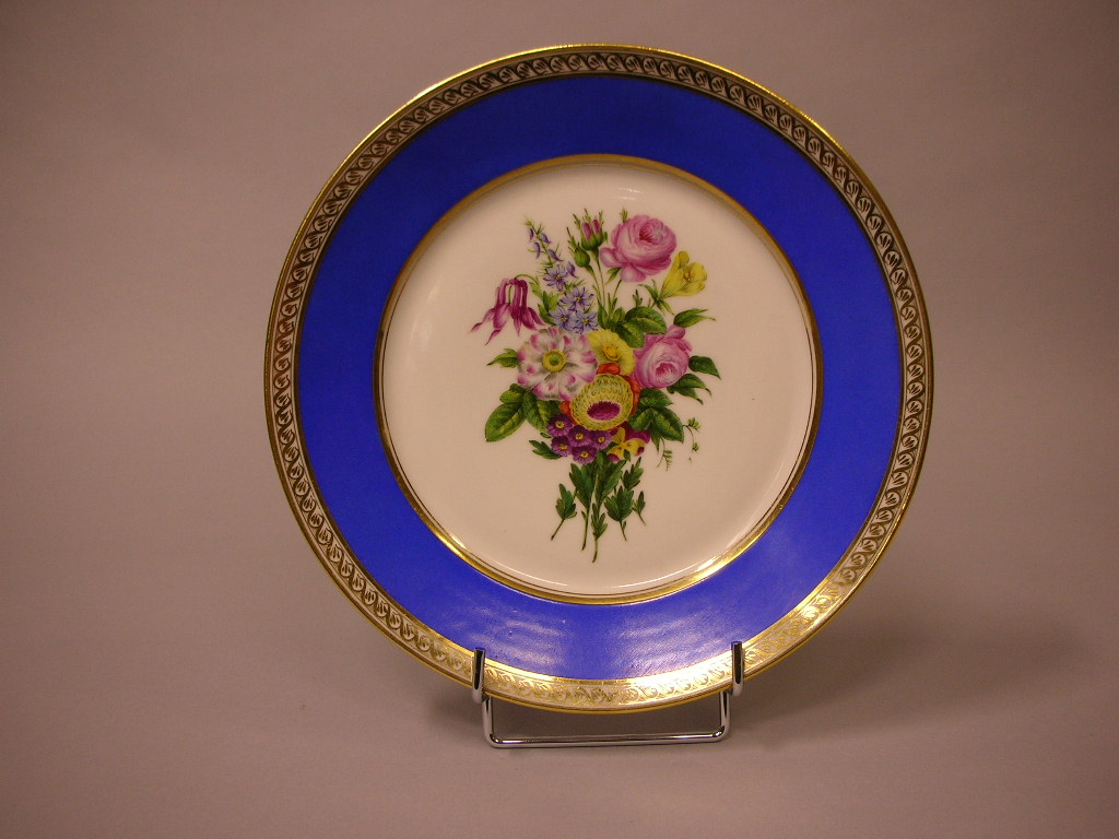 Robert Morrissey Antiques: Fine set of 12 Old Paris plates