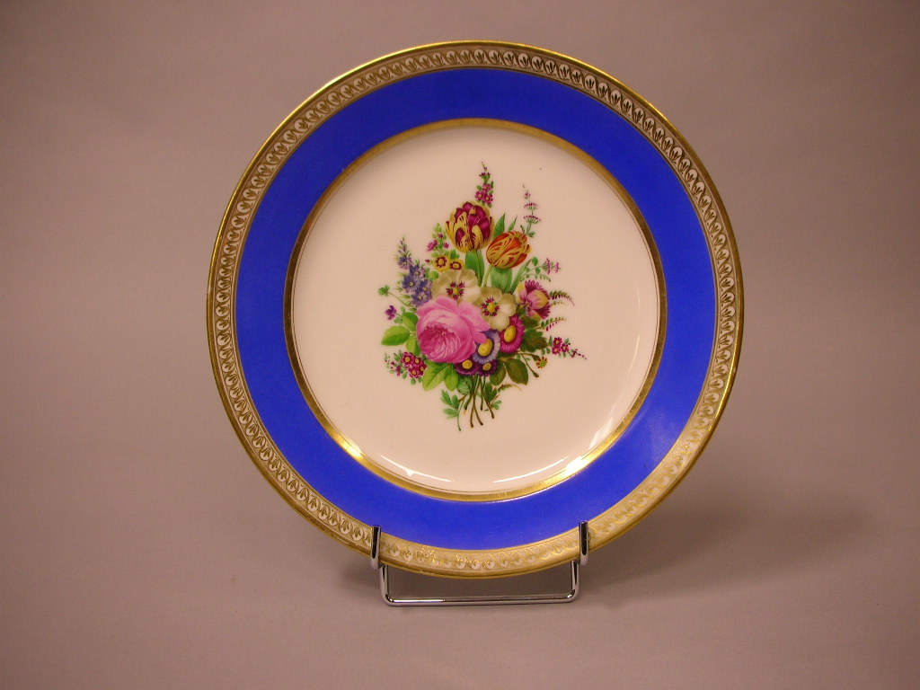 Robert Morrissey Antiques: Fine set of 12 Old Paris plates