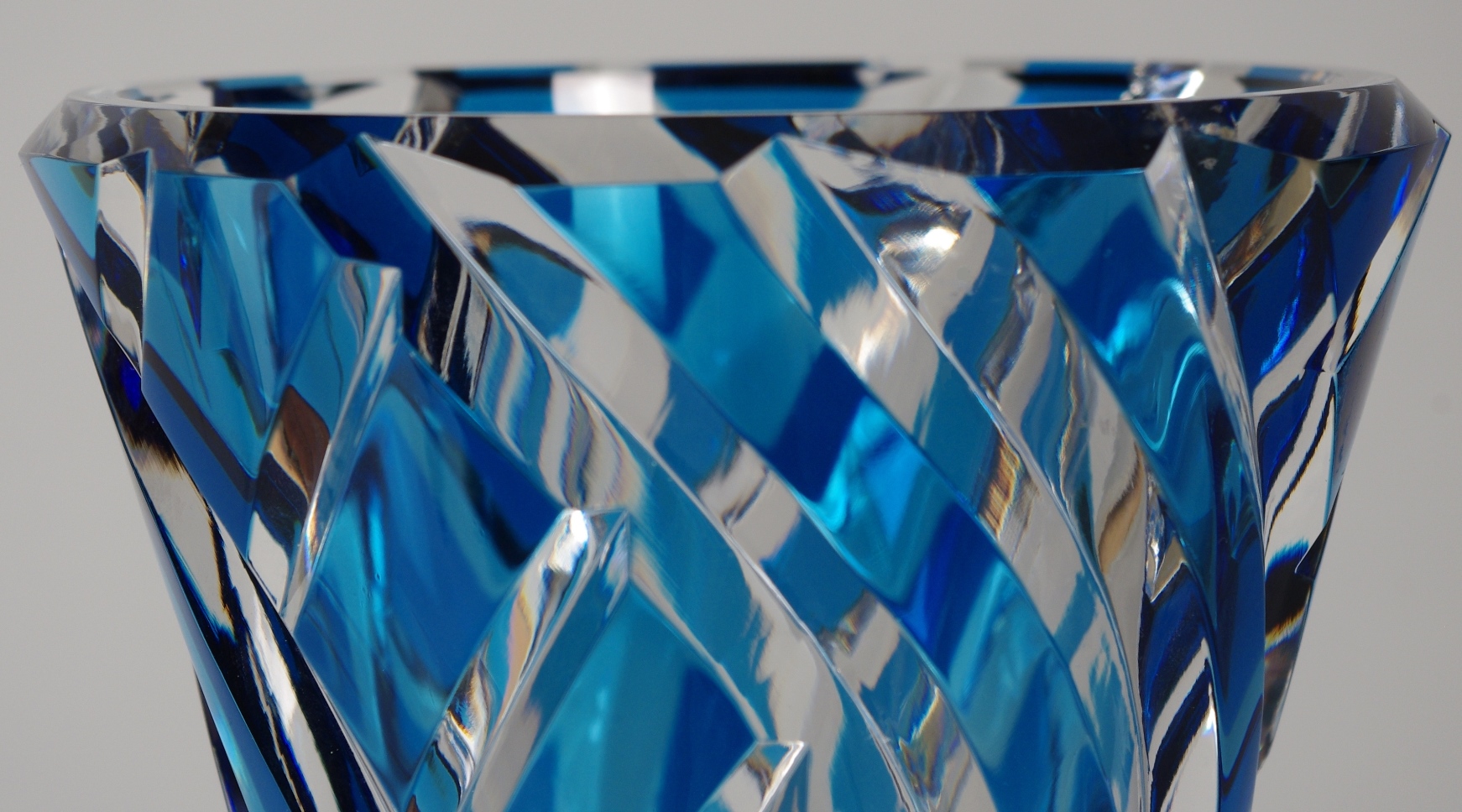 Robert Morrissey Antiques: Val St. Lambert Cut Crystal Vase