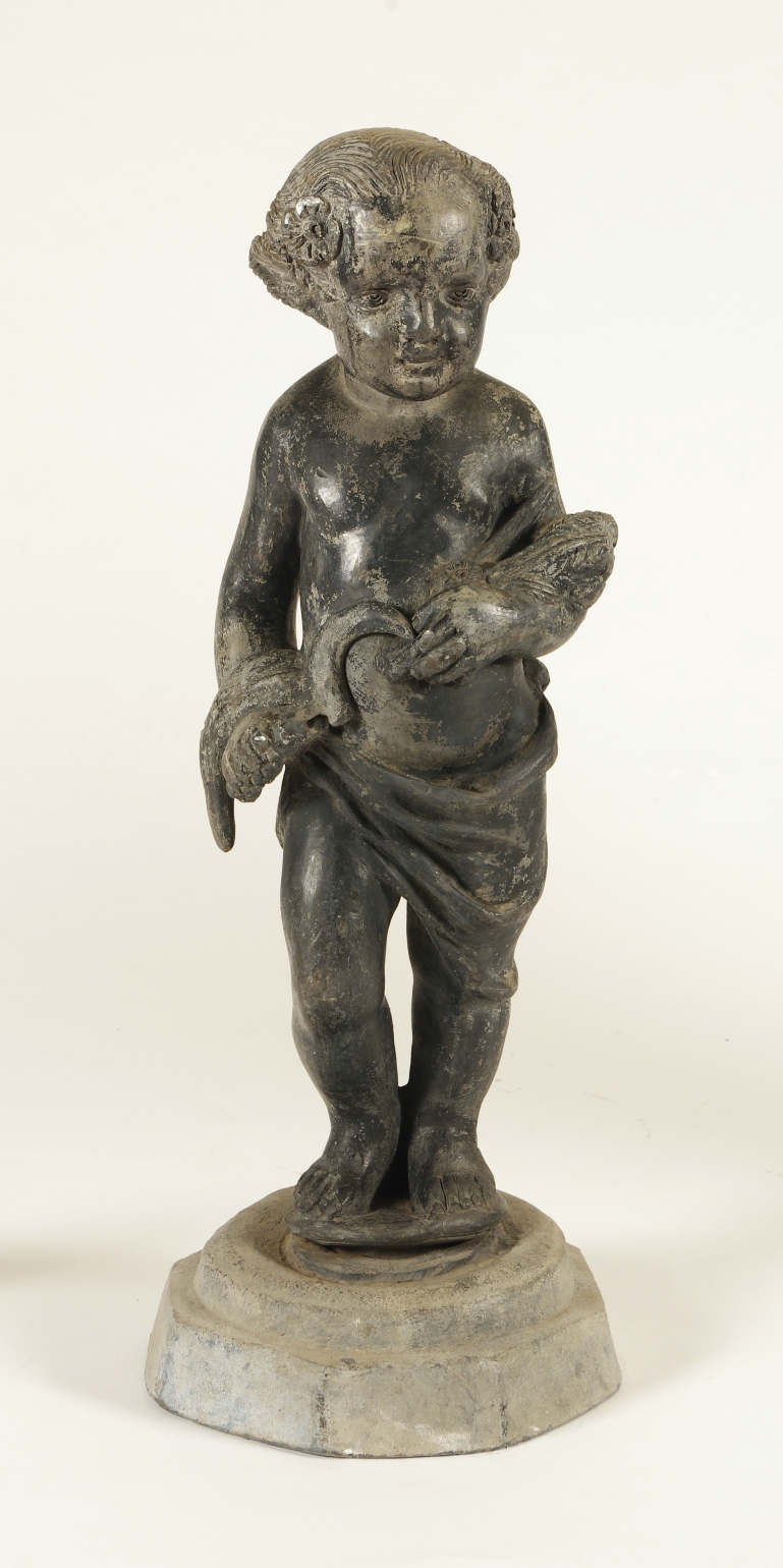 Robert Morrissey Antiques: Lead Statues Depicting The Four Seasons