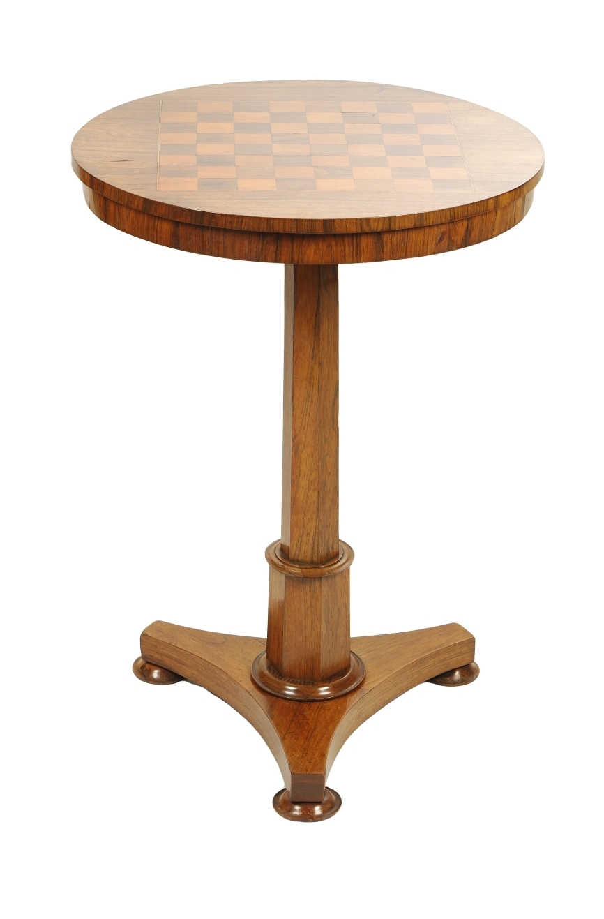 Robert Morrissey Antiques: Regency Rosewood Small Games Table