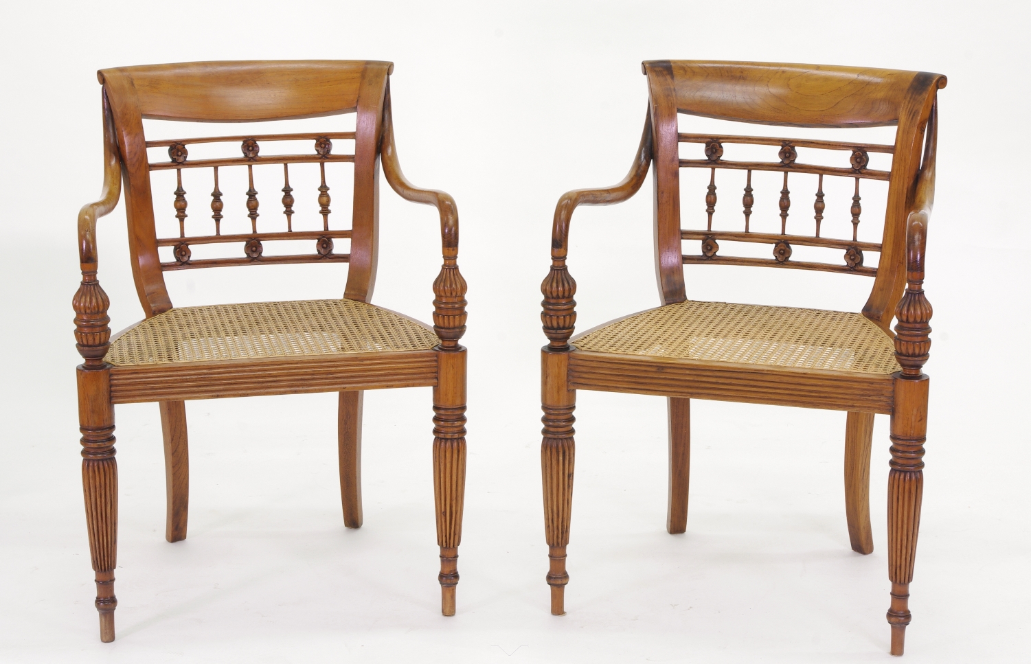 Robert Morrissey Antiques: Set of Six British Colonial Dining Chairs, c ...