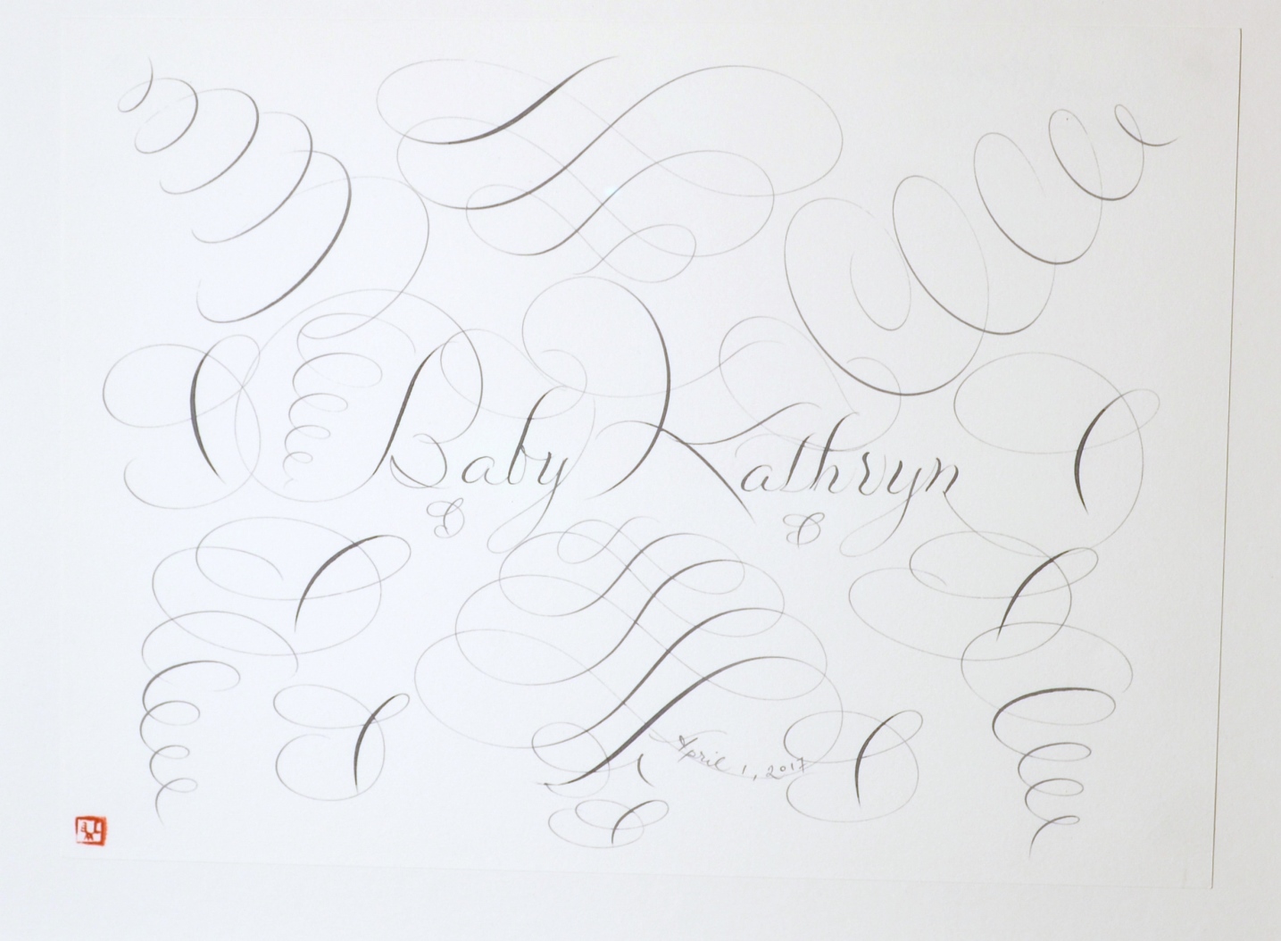 Robert Morrissey Antiques: Commissioned Calligraphy