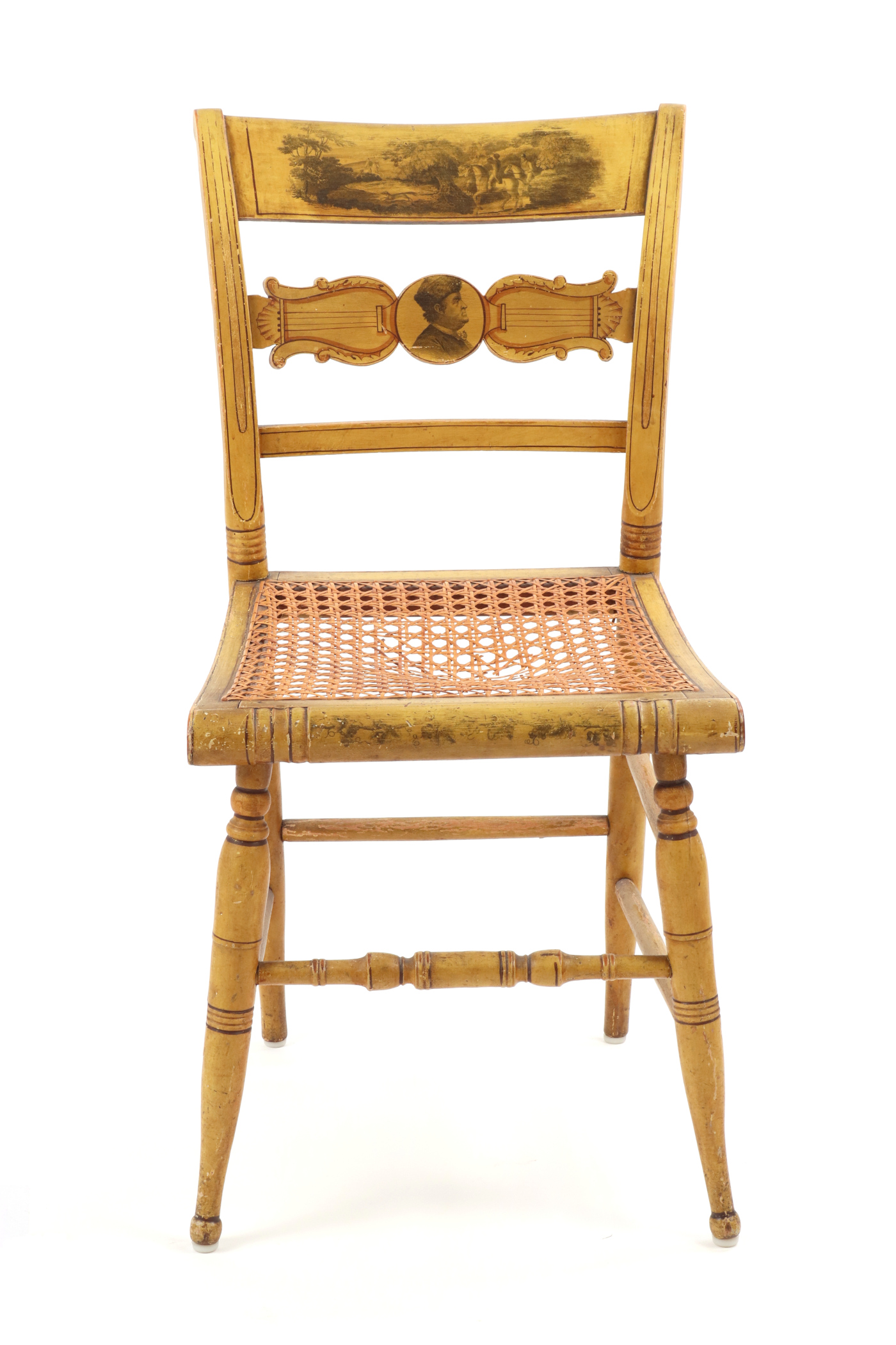 Robert Morrissey Antiques: Set of Four New York Yellow Fancy Chairs ...